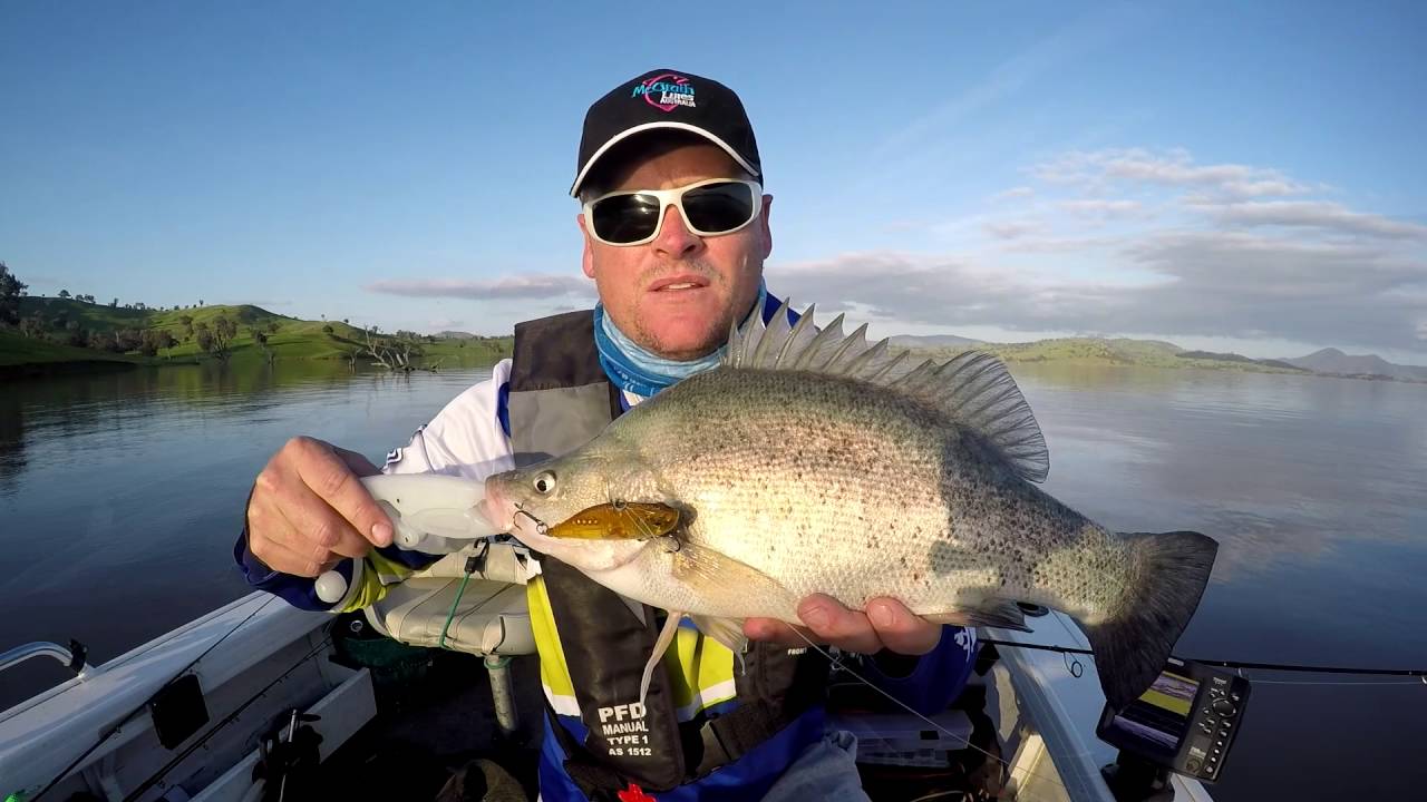 Lake Hume Fishing - Sunset Gold And Red On Lipless Crankbait - YouTube