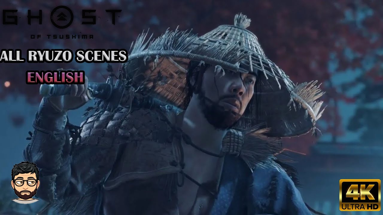 Ghost of Tsushima All Ryuzo Scenes English 4K Ultra HD - YouTube