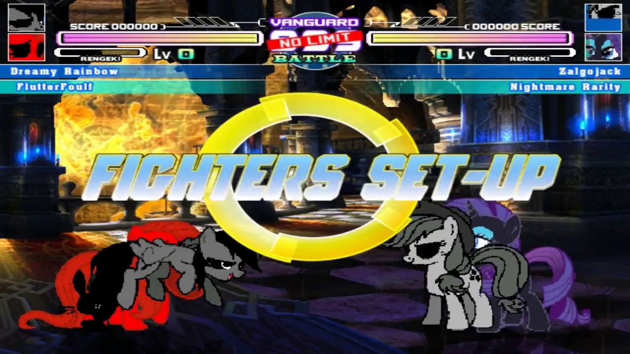 Mugen D.Rainbow & Flutterfoulf VS Zalgojack & N.Rarity - YouTube