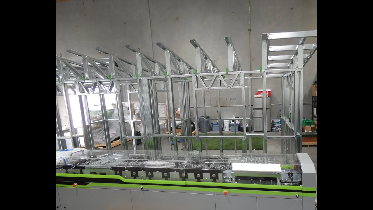 Turnkey ADU cold roll steel Prefab house frame - YouTube