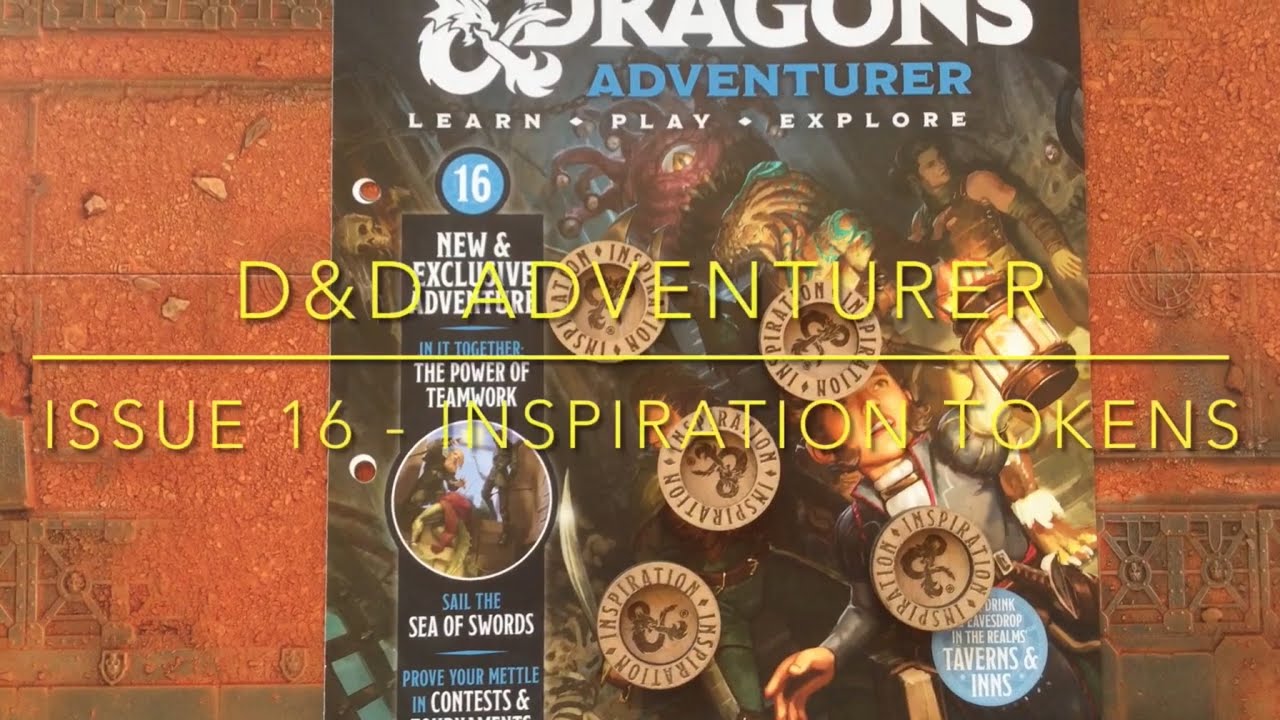 Dungeons & Dragons Adventurer - Issue 16 Inspiration Tokens - YouTube