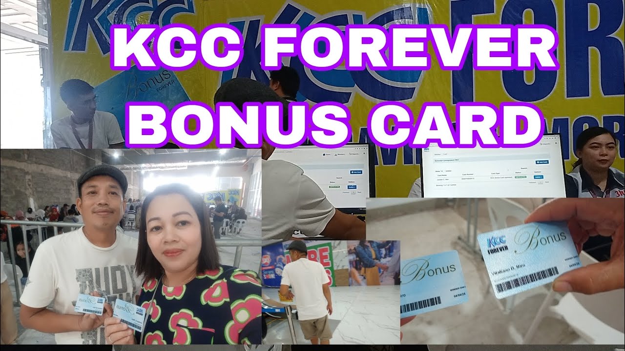 Done apply for KCC forever Bonus Card - YouTube