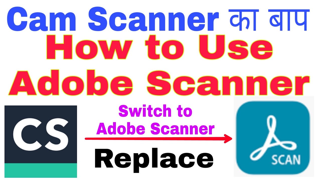 Cam Scanner Alternate App | How to Use Adobe Scanner With Full Explanation | Replace Cam Scanner ...