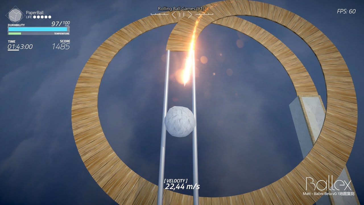 Ballex - Custom Level: "Ballex Beta" - YouTube