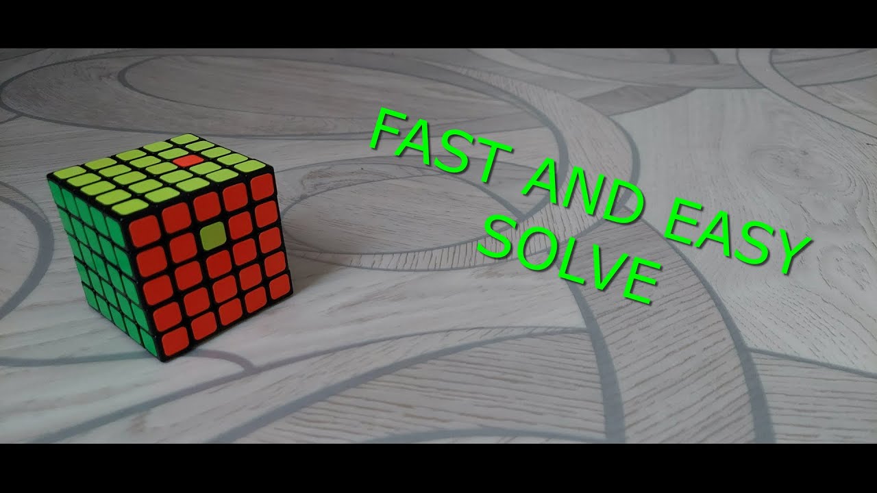 Tutorial: How to solve the last 2 corner centers on a 5x5 rubik's cube #2 - YouTube