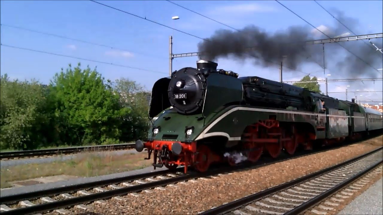 [#126] {Pas} DR 18 201 Dampflok in Holeschowitz :) - YouTube