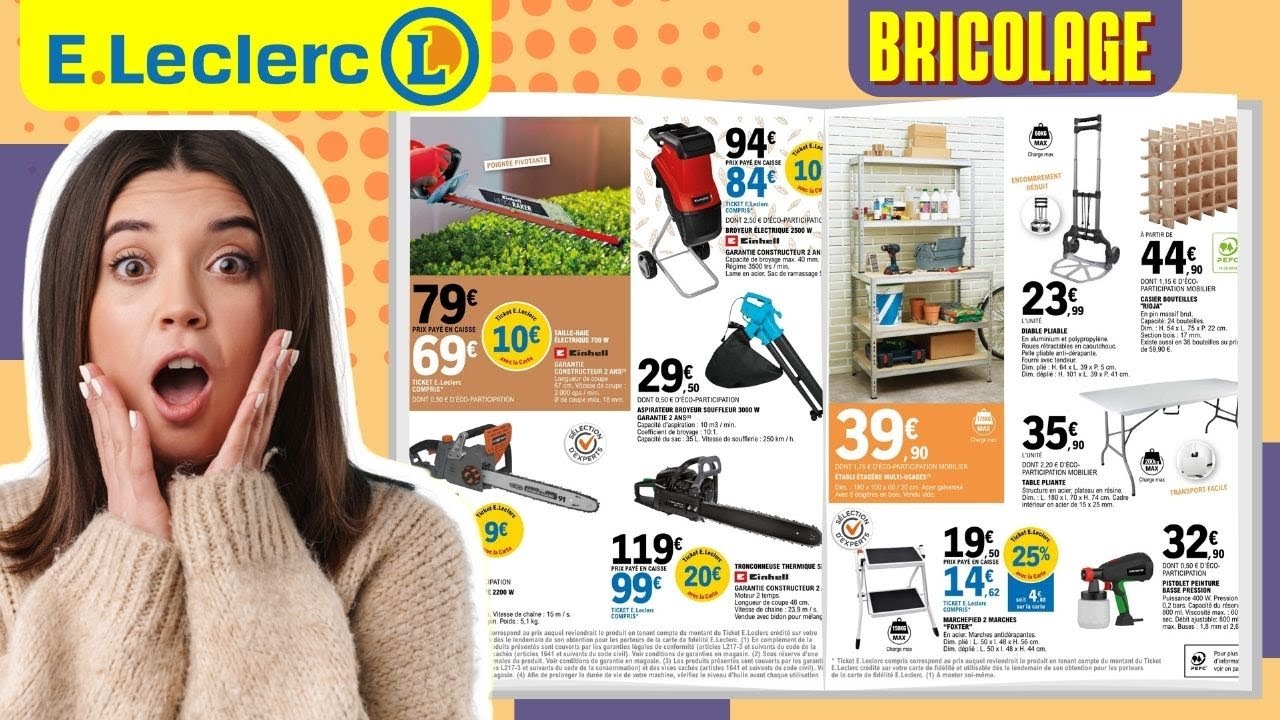 catalogue LECLERC 💯 Spécial Brico Jardin ⚙️ - YouTube