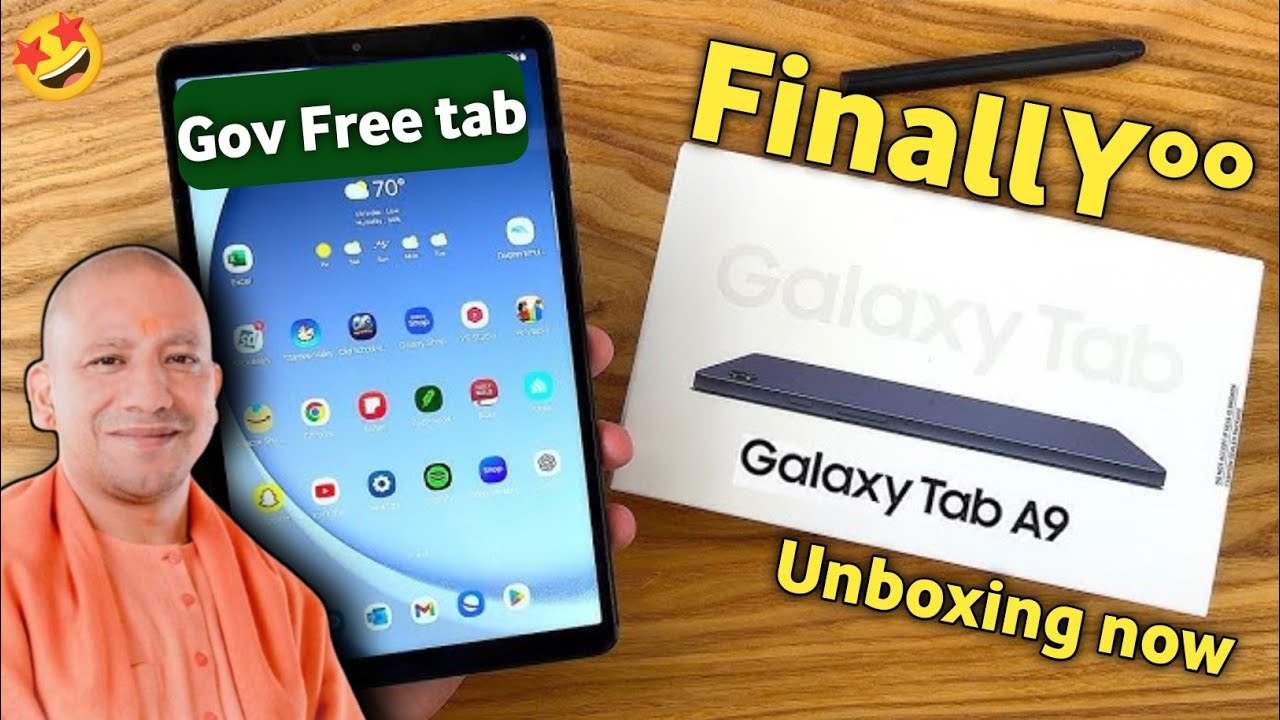 🔊 Finnally up government tab mil gya || tab unboxing videos 📸 - YouTube