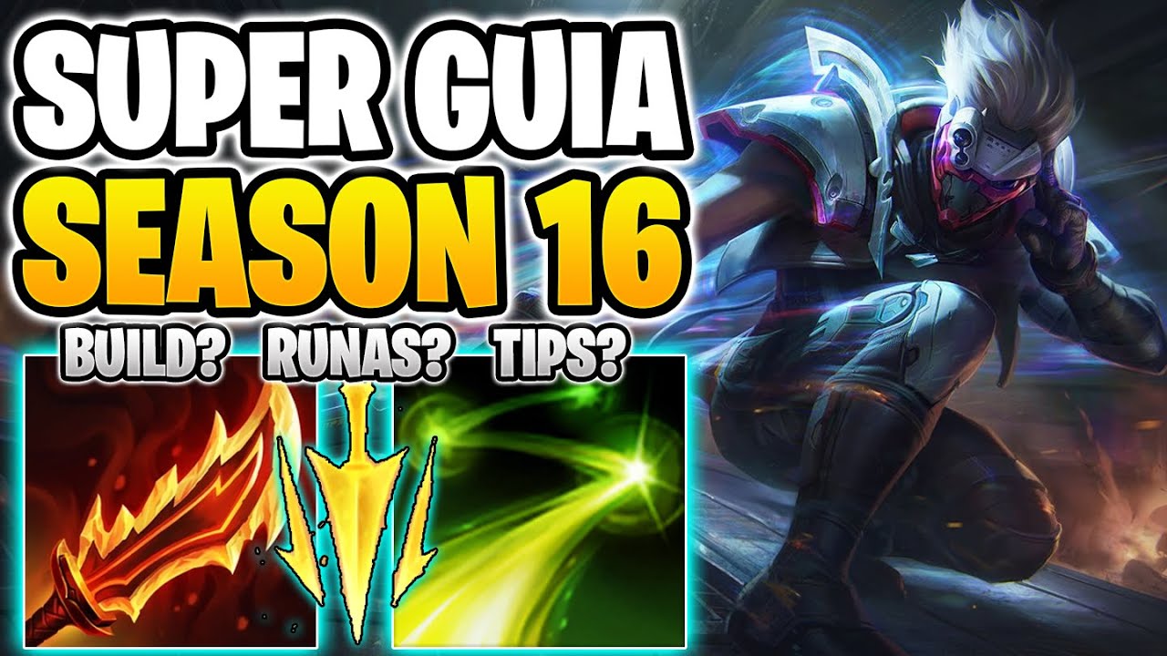 GUIA DE MAESTRO YI SEASON 16 | COMO JUGAR MAESTRO YI JUNGLA FACIL Y ...