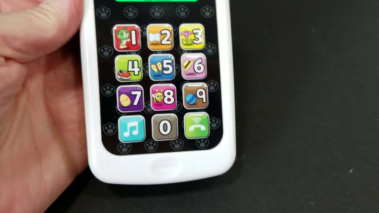 Leapfrog chat & count smart phone - YouTube