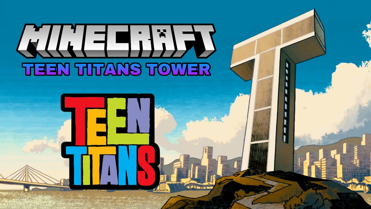 Minecraft PS4 Teen Titans Tower MTV Cribs! - YouTube