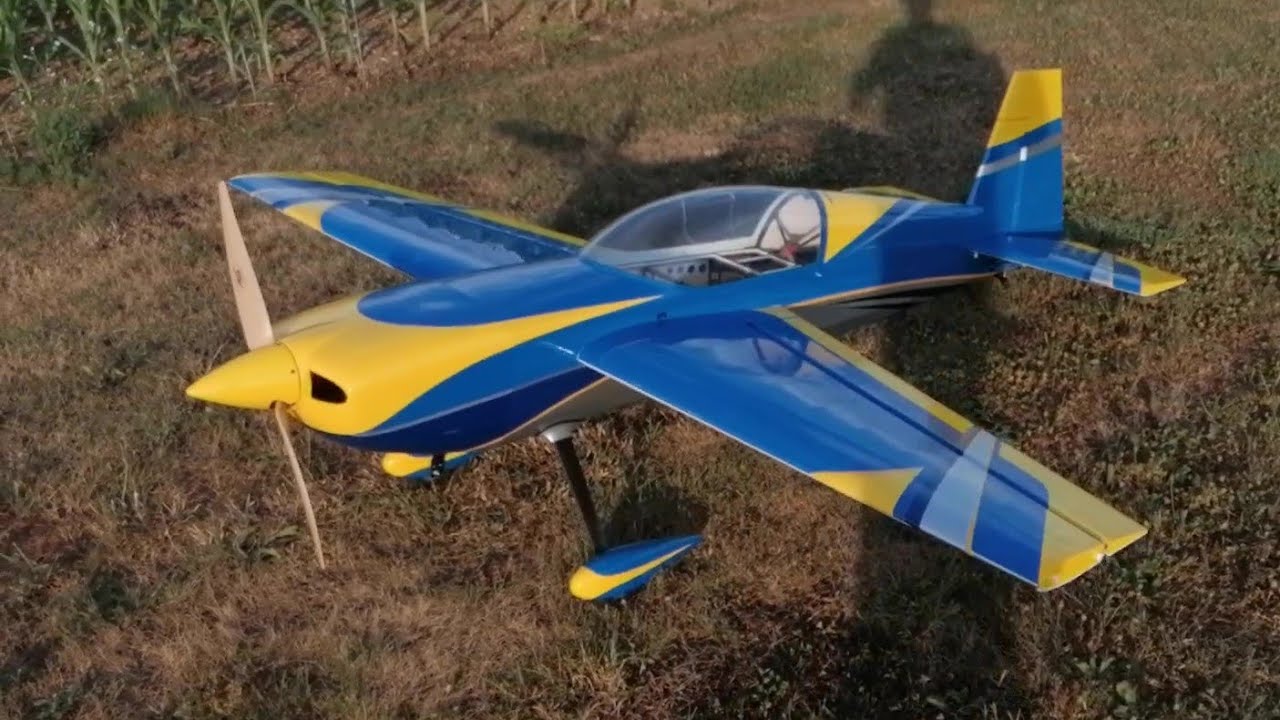 Electric Extreme Flight Edge 540T 85" Maiden (Xpwr 60) - YouTube
