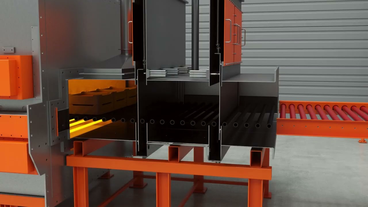 Therser Roller Hearth Kiln Solution - YouTube