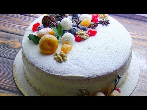 🎄Az kremle, pambiq kimi yumsag tort resepti. YENI IL UCUN 😊