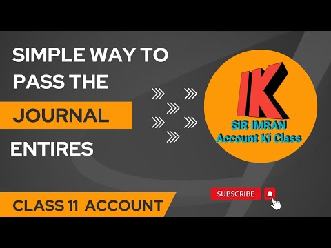 Journal Entries Basics | Rules of debit and credit | Class 11 | Easiest ...