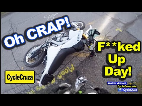 CycleCruza Wheelie Fail on Motorcycle - YouTube