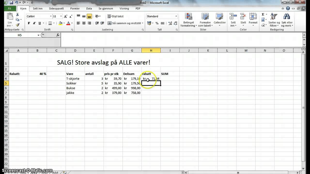 Eks P Prosentregning I Excel YouTube eks-p-prosentregning-i-excel-youtube