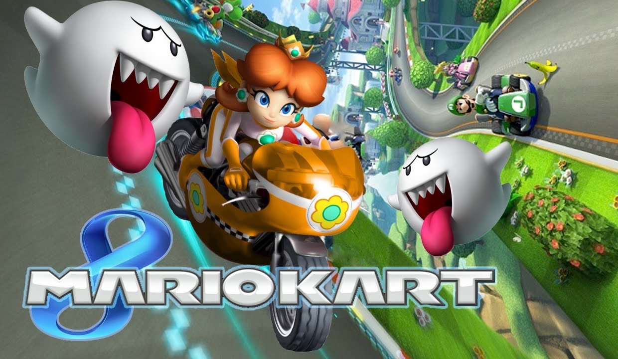 MARIO GHOST?! - Girl Play Mario Kart 8 - YouTube