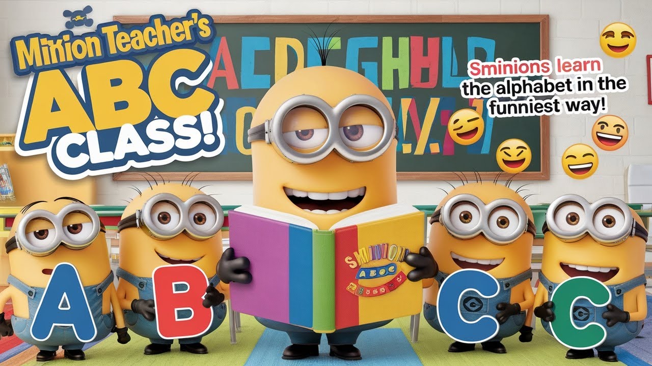 ABC | Minion Teacher's ABC Class | Learn the Alphabet with Laughter ...