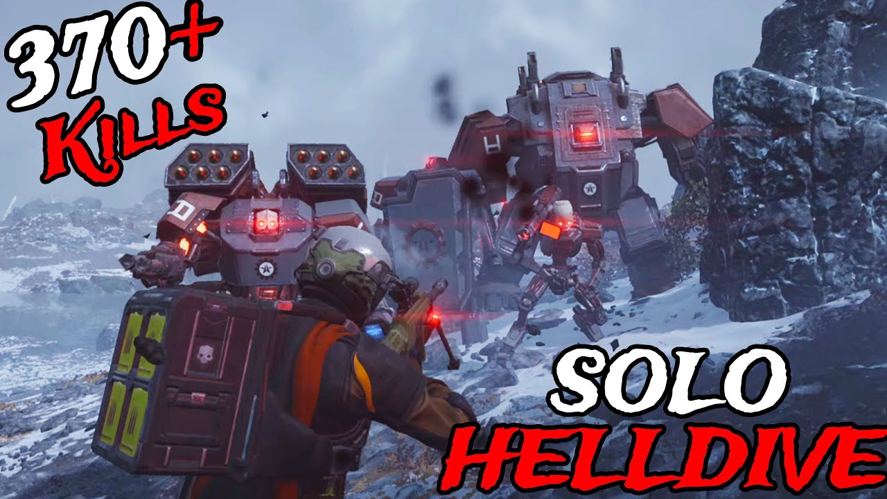 Helldivers 2 - AMR vs. Automatons (Solo Helldive) - YouTube