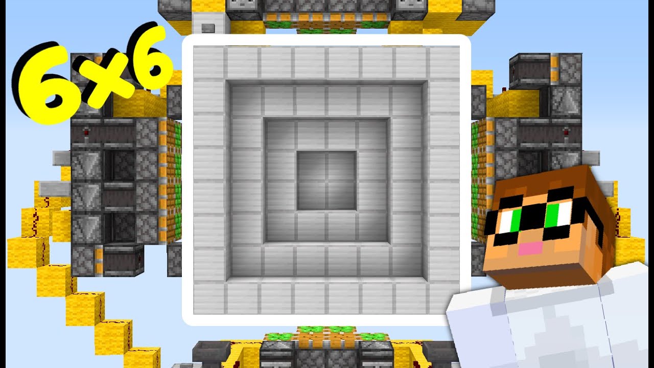 6x6 Minecraft VAULT DOOR!! - YouTube