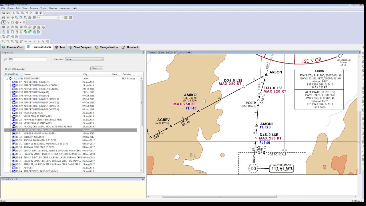 Carte Jeppesen Jeppview [Part 1] SID et STAR - YouTube