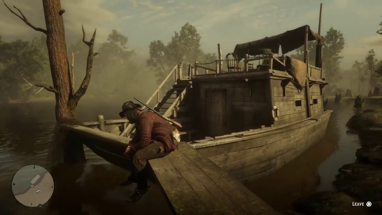 Red Dead Redemption 2 Boat that Plays Dixie - YouTube