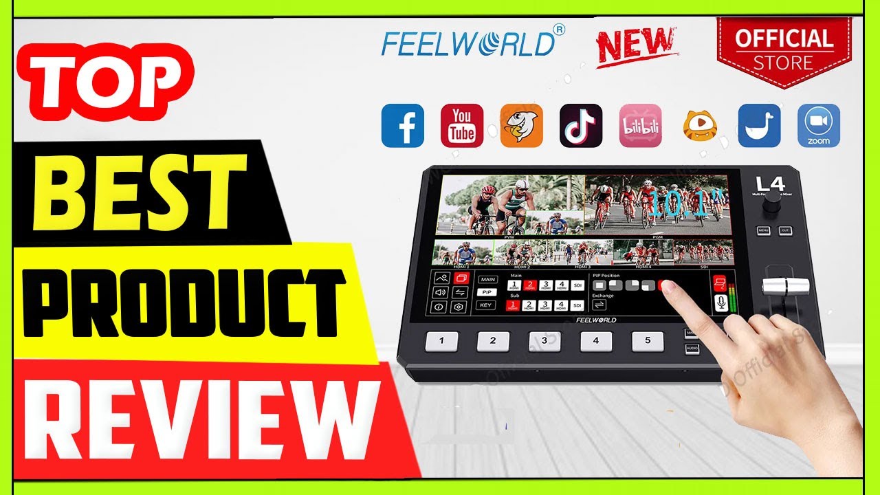 Best FEELWORLD L4 Multi-camera Video Mixer Switcher Review - YouTube