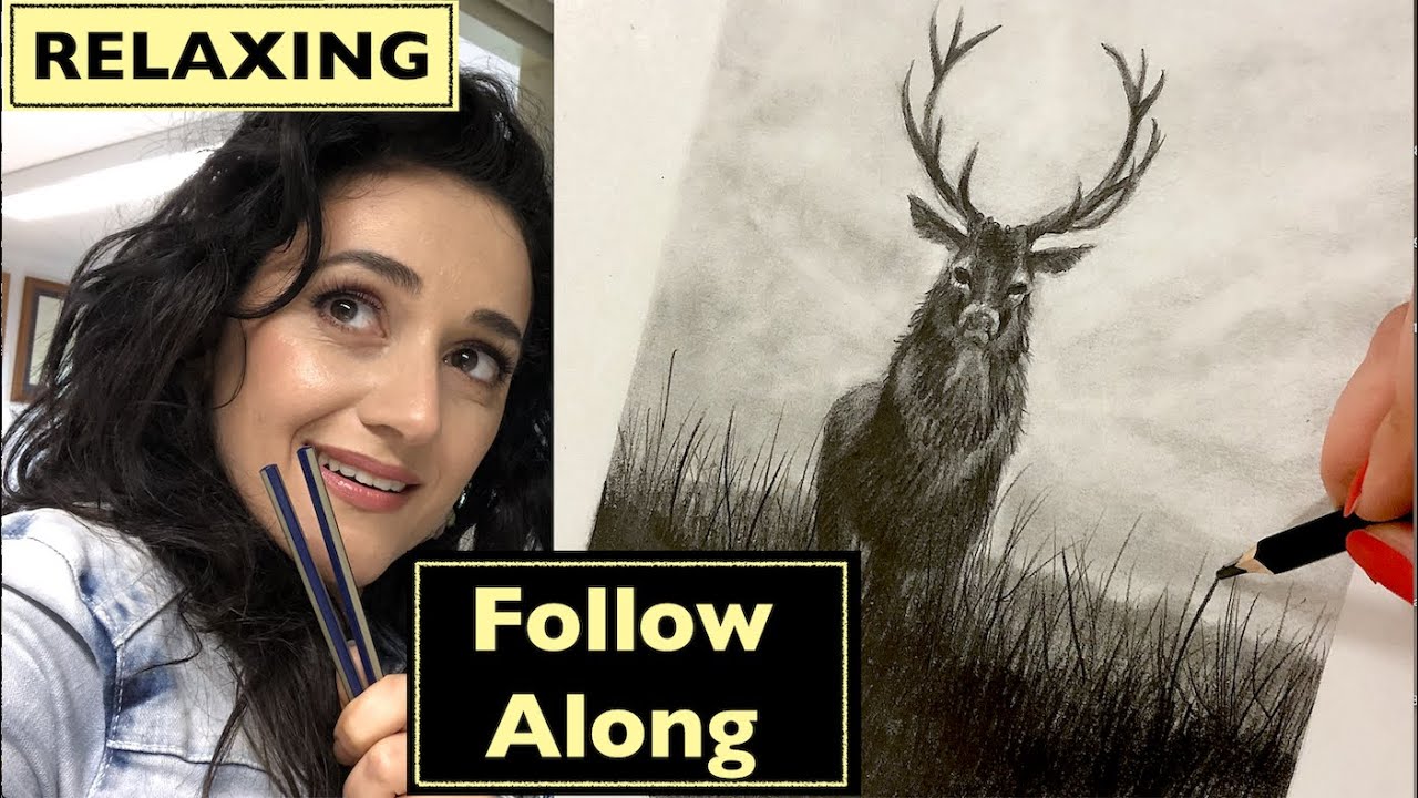 Pencil Drawing Tutorial ASMR - YouTube