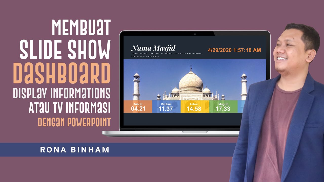 Cara Membuat Slide Show TV Informasi ( Dashboard Display Informations ...