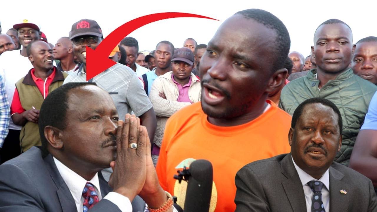 RAILA FUKUZA HUYU KALONZO NI MUOGA"RAILA SHOCKED AS AZIMIO DIEHARD ...