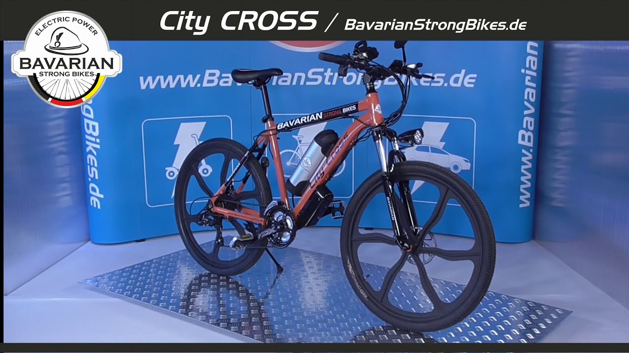 E-Bike - City Cross (O) - Bavarian Strong Bikes - YouTube