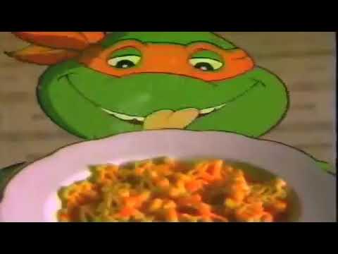 Ninja Turtles 1991 Commercial TMNT Chef Boyardee Pasta - YouTube