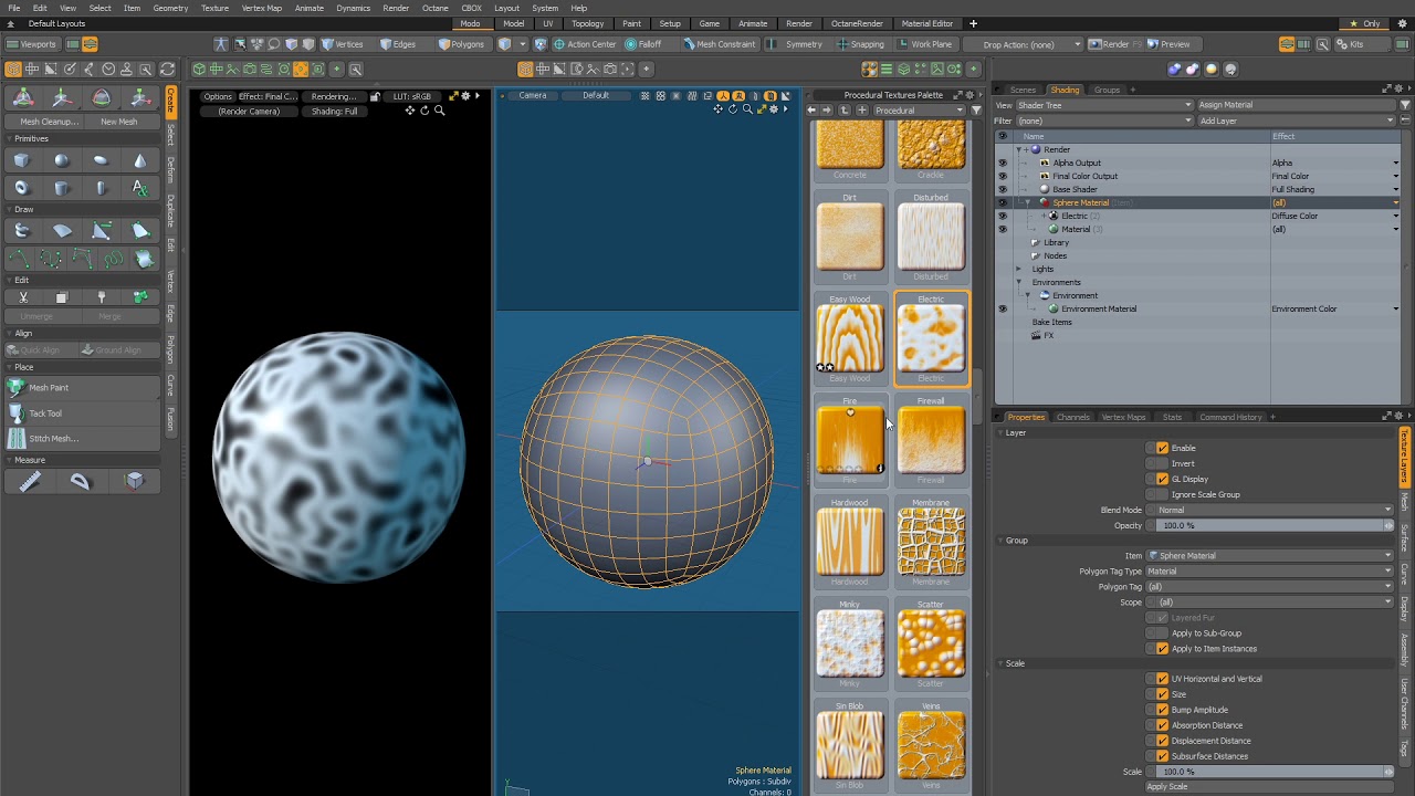 Modo Procedural Textures Panel - YouTube
