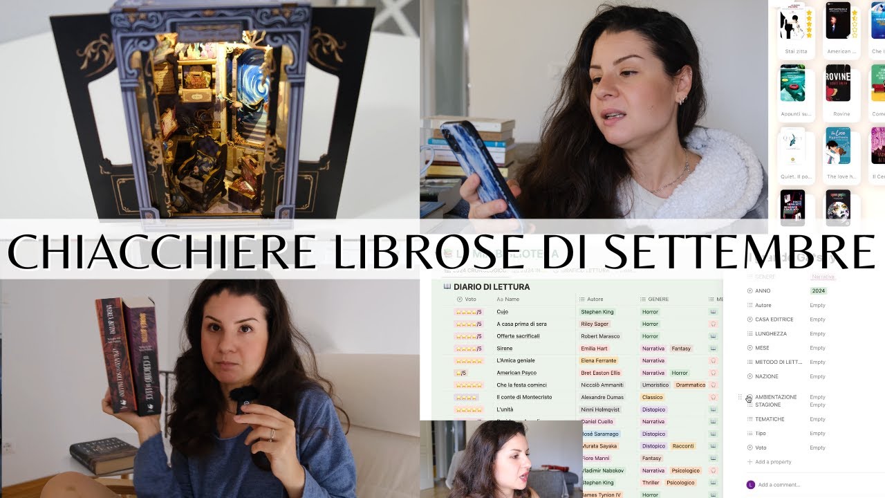 Monthly READING VLOG di SETTEMBRE - 📚 Un BOOK NOOK STREPITOSO e come si ...