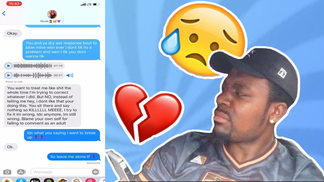 Break Up Prank On Girlfriend Emotional She Cries Youtube