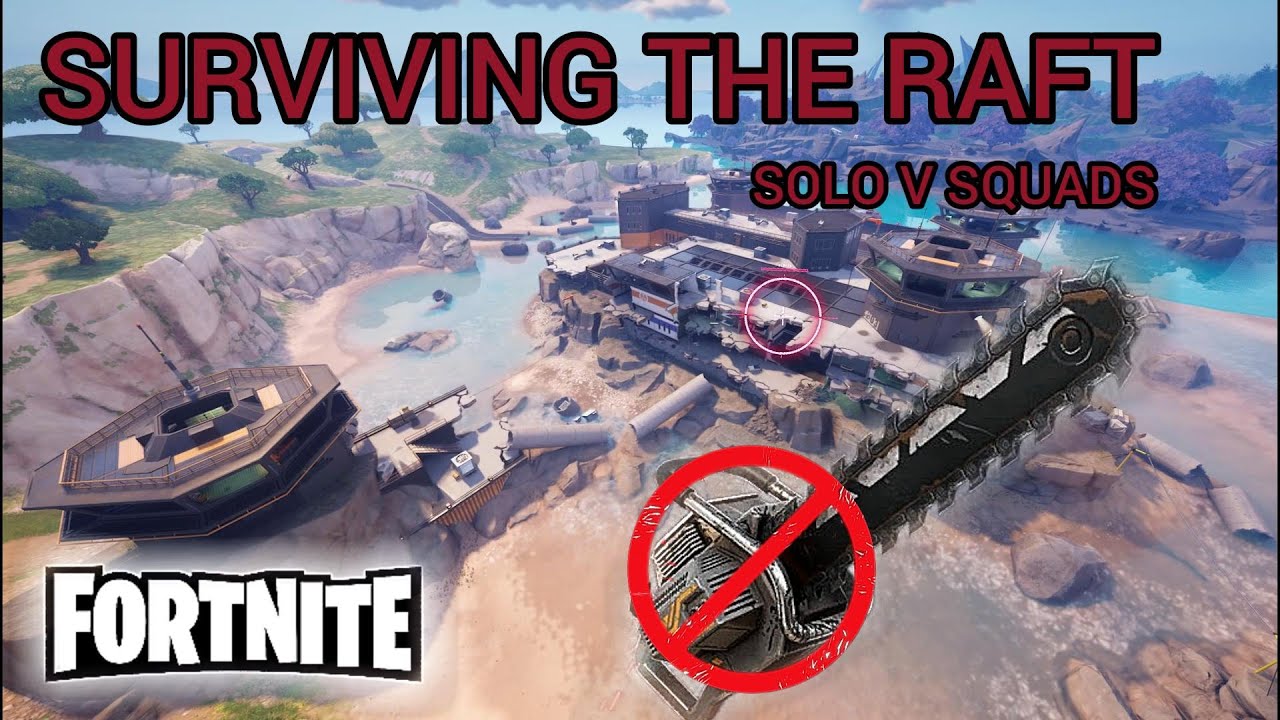 Solo Vs Squads Zero Build Gameplay winning the raft battle Fortnite - YouTube