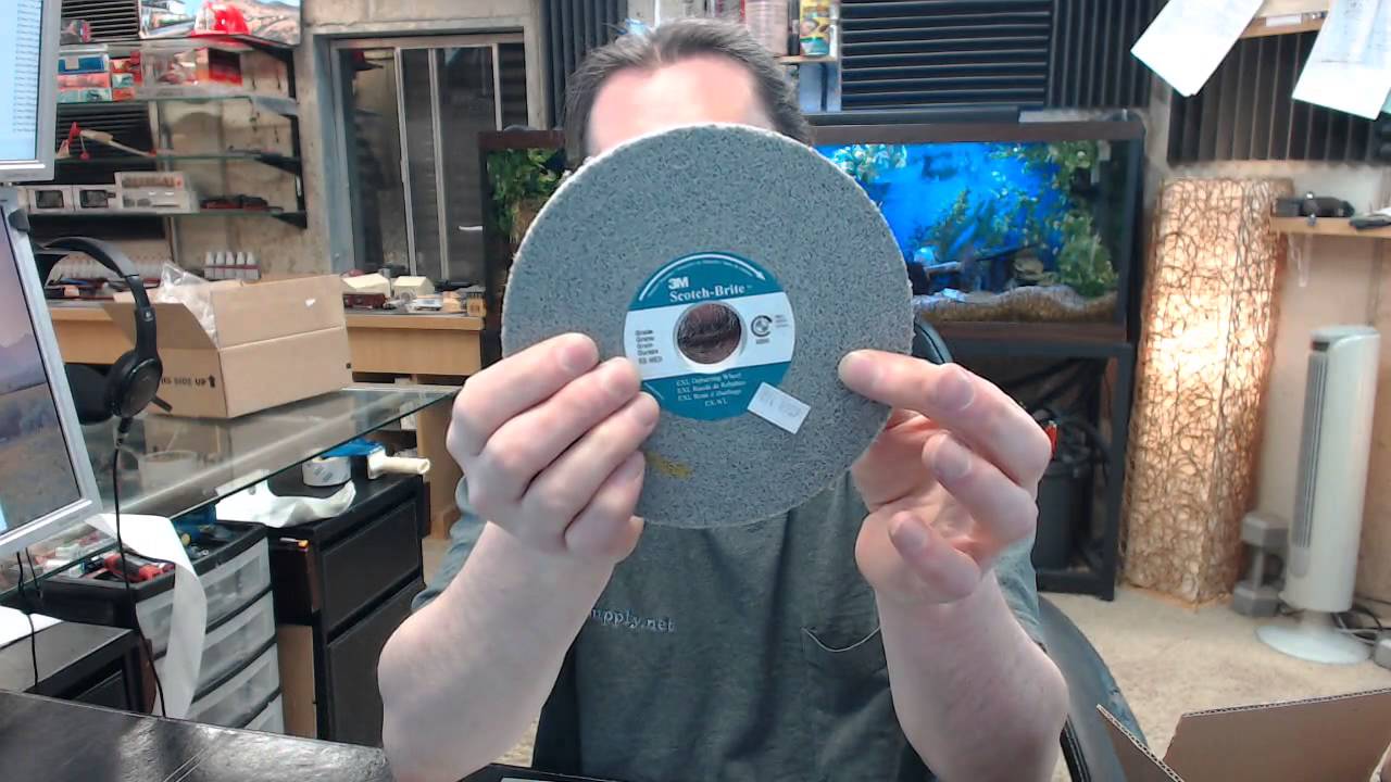 3M 405-048011-18277 Scotch-Brite™ EXL Deburring Wheels - 6" Diam - YouTube