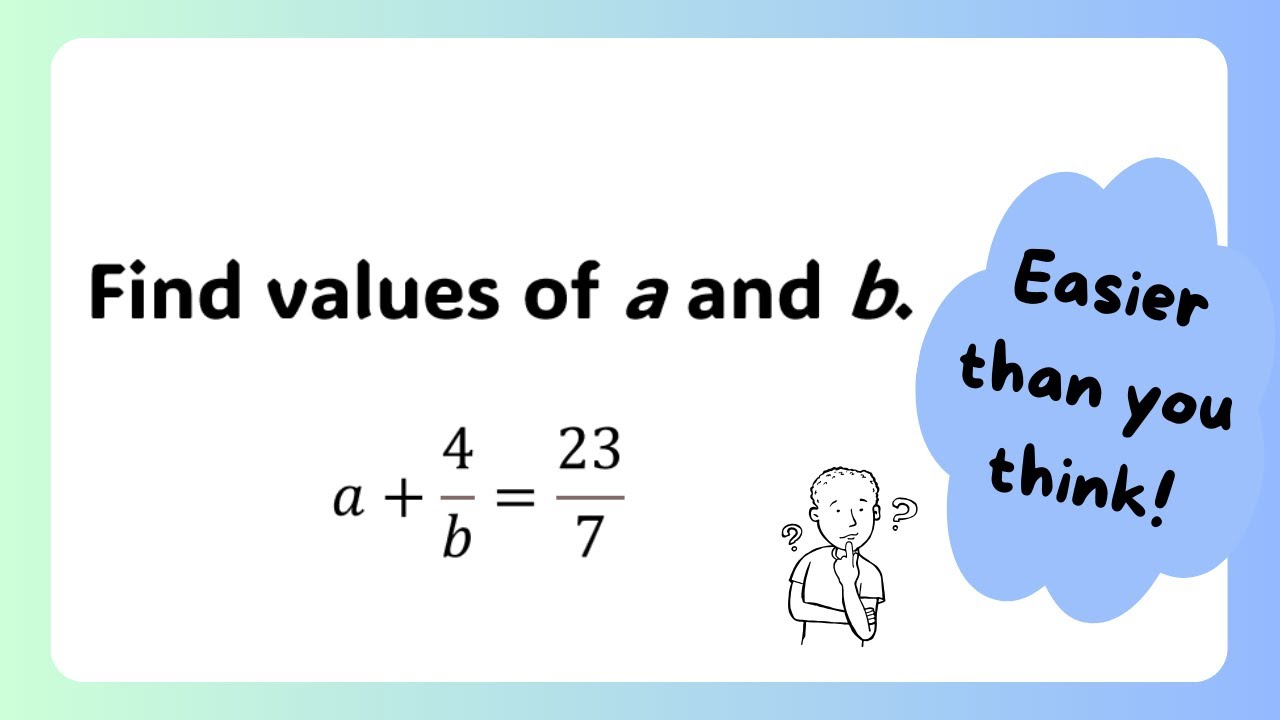 Learn Improper Fractions and Mixed Numbers through a tricky math problem - YouTube