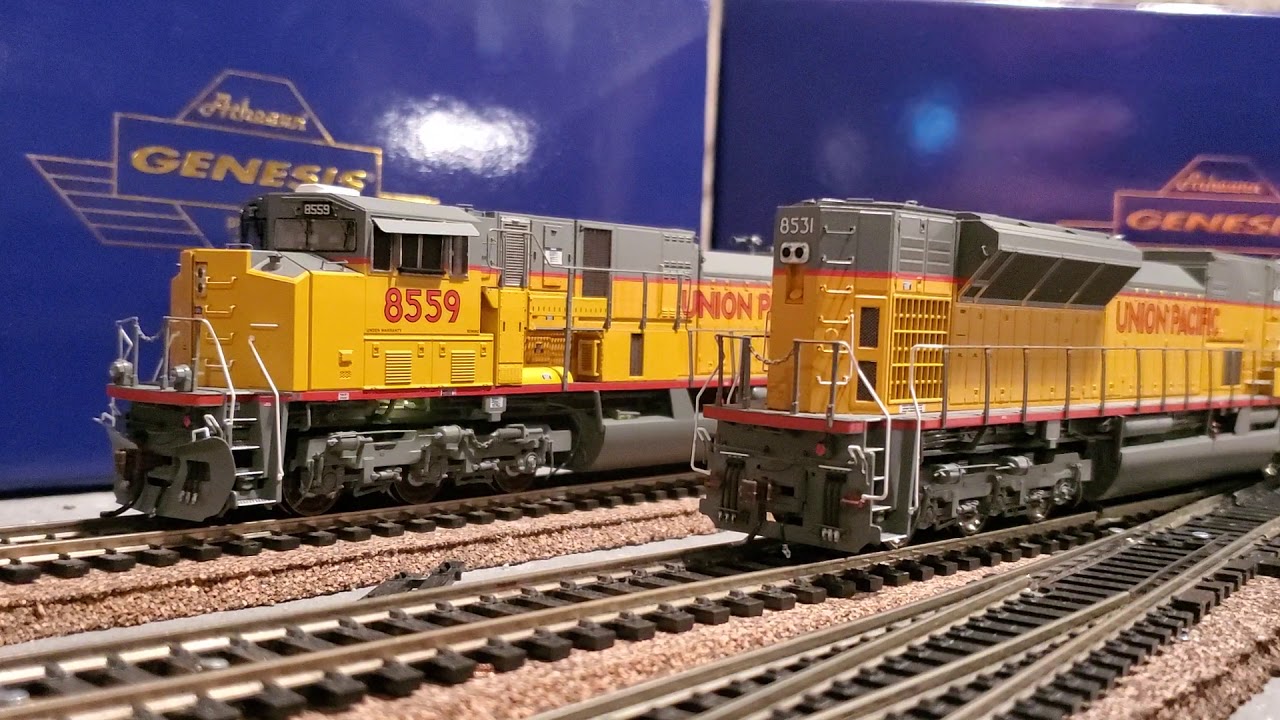 REVIEW: Athearn Genesis SD90MAC-H Union Pacific - YouTube