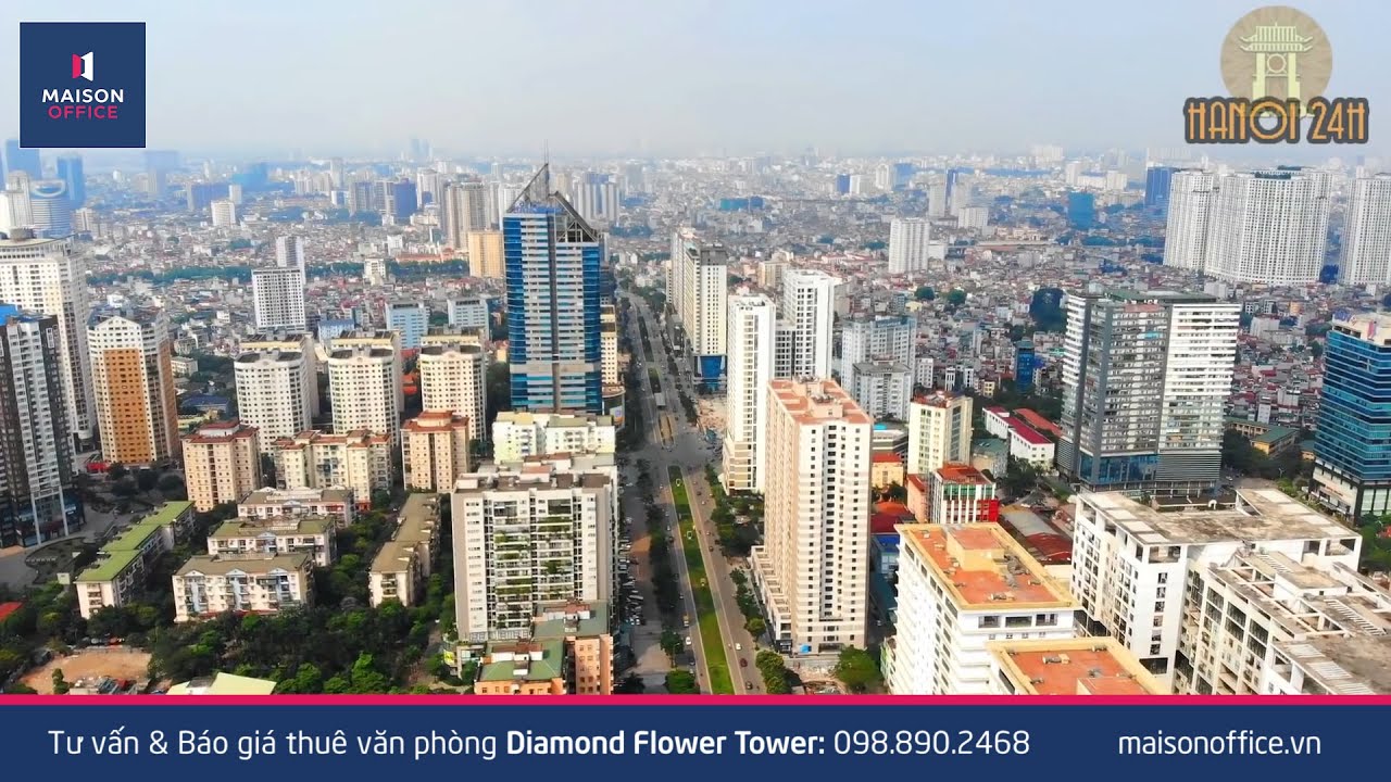 Diamond Flower Tower | Văn Phòng Cho Thuê Hạng B - Maison Office - YouTube