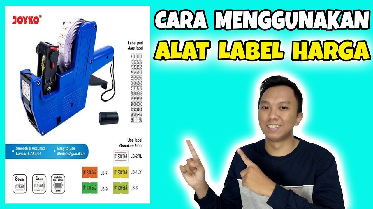 CARA MENGGUNAKAN ALAT LABEL HARGA TERBARU - YouTube