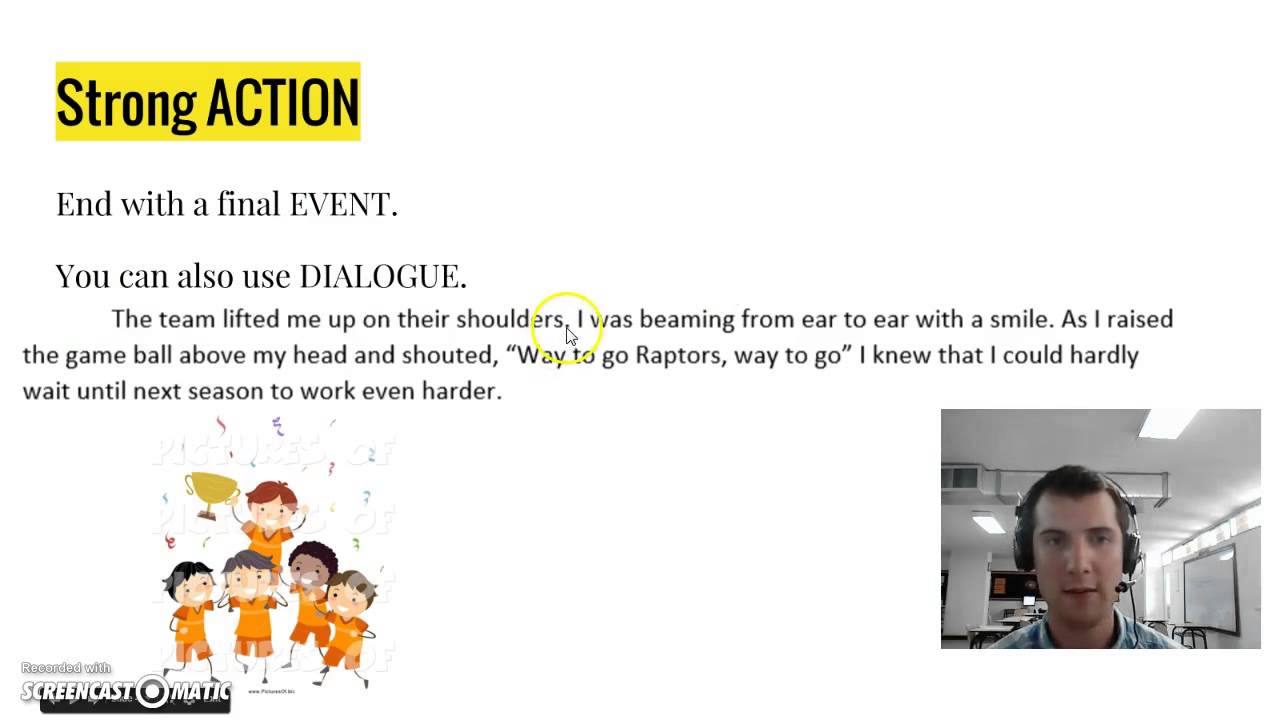 Personal Narratives: Strong Endings - YouTube