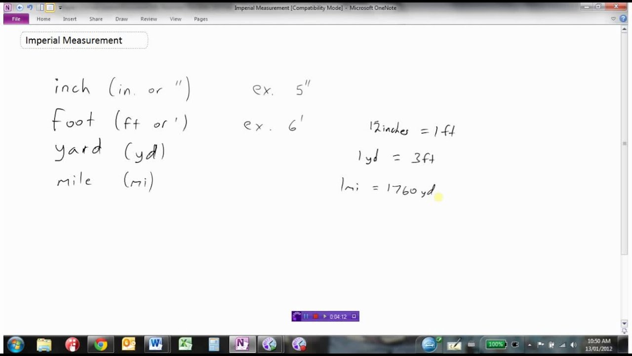 Imperial Measurement - YouTube