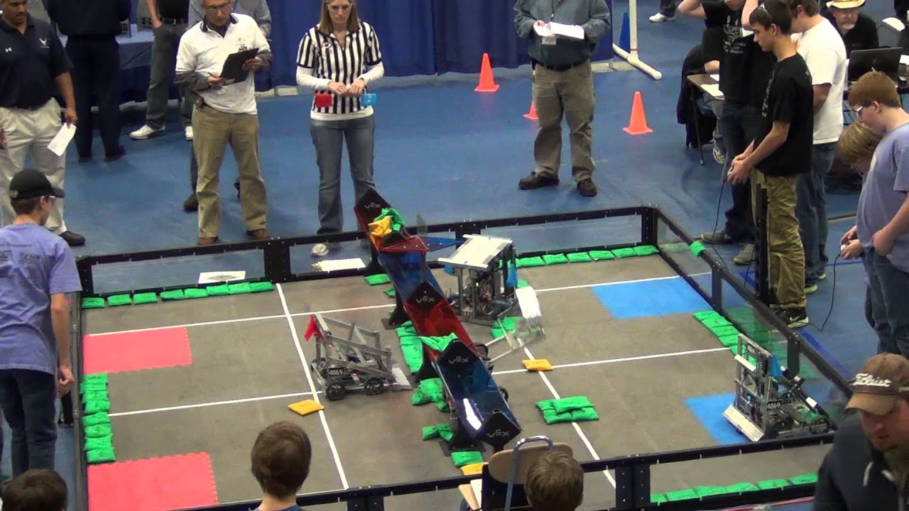 Sack Attack SMC Vex Robotics Tournament 2013 Match 22 - YouTube