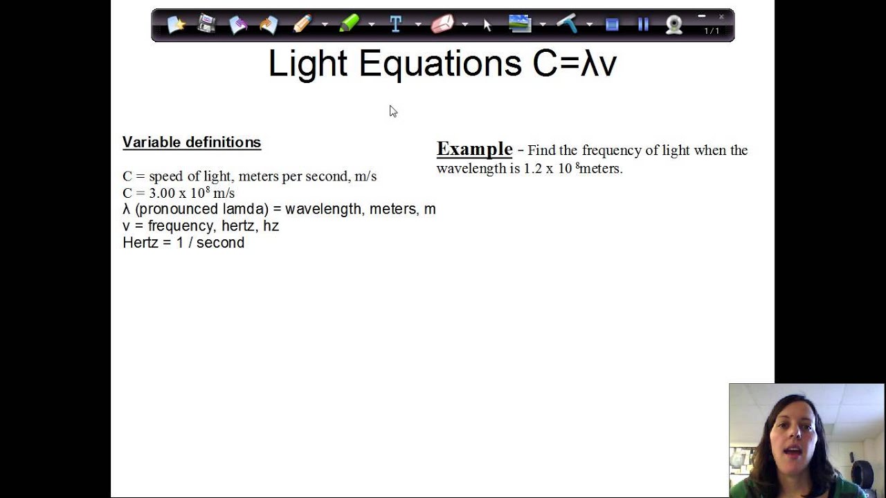 Electromagnetic Spectrum, Wave theory, & Light Equations - YouTube