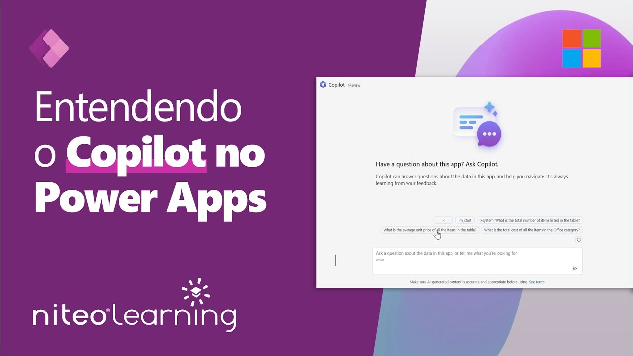 Introdução ao COPILOT no POWER APPS - YouTube