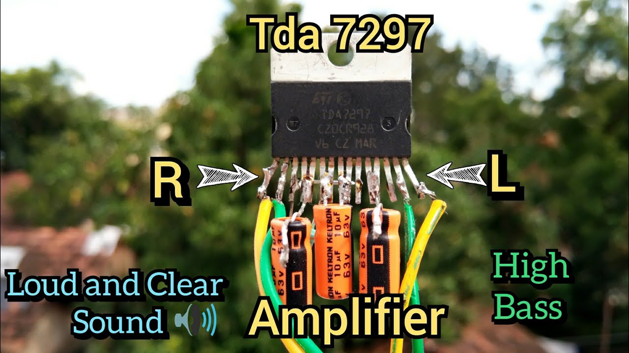 7297 amplifier circuit | tda7297 audio board | how to make amplifier ...