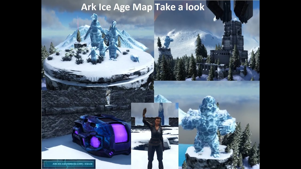 Ark - Ice age map First look - YouTube
