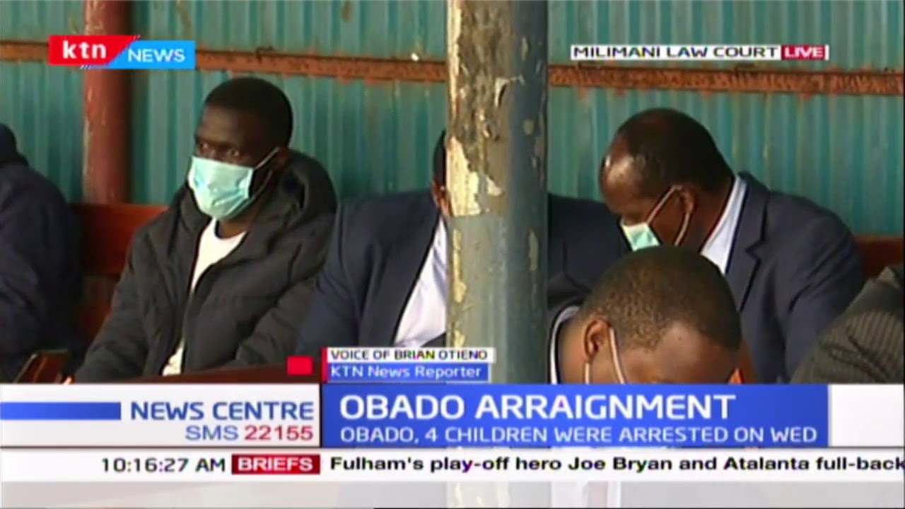 Governor Obado arraigned in court after he was arrested with his 4 ...